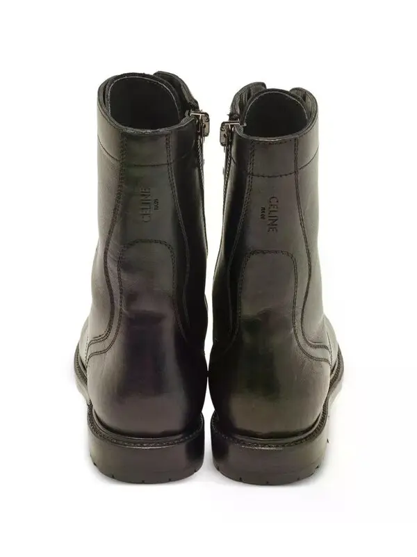 Celine Lace-up Combat Boots