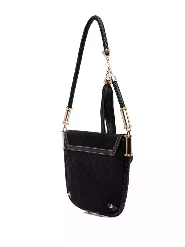 Gucci 2016-2026 Small Gg Canvas Britt Tassel Flap Shoulder Bag