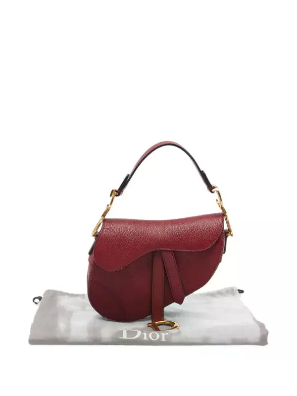 Dior 2019 Mini Saddle Leather Tote Bag