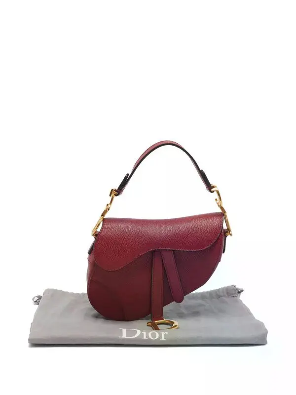 Dior 2019 Mini Saddle Leather Tote Bag