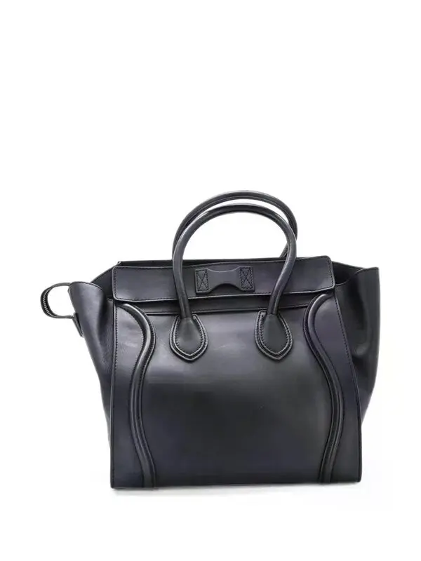 Celine Luggage Bag Smooth Leather Mini Tote Bag