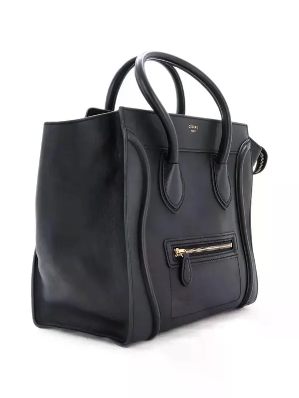 Celine Luggage Bag Smooth Leather Mini Tote Bag