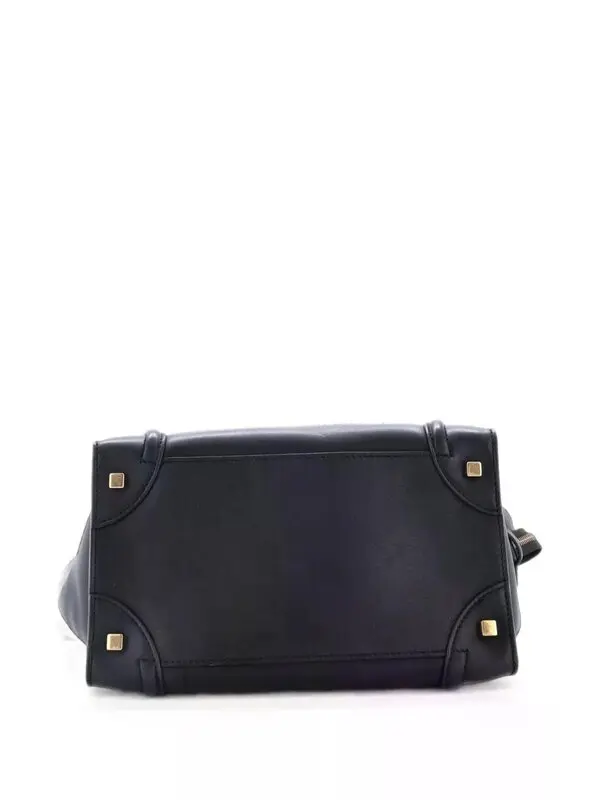 Celine Luggage Bag Smooth Leather Mini Tote Bag