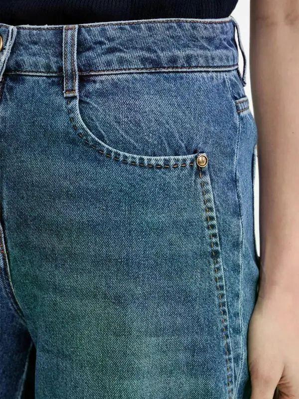 Luisa Spagnoli Appretto Wide-leg Jeans