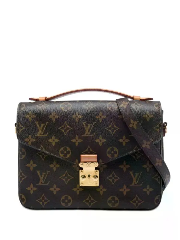 LOUIS VUITTON 2018 Monogram Pochette Metis Satchel