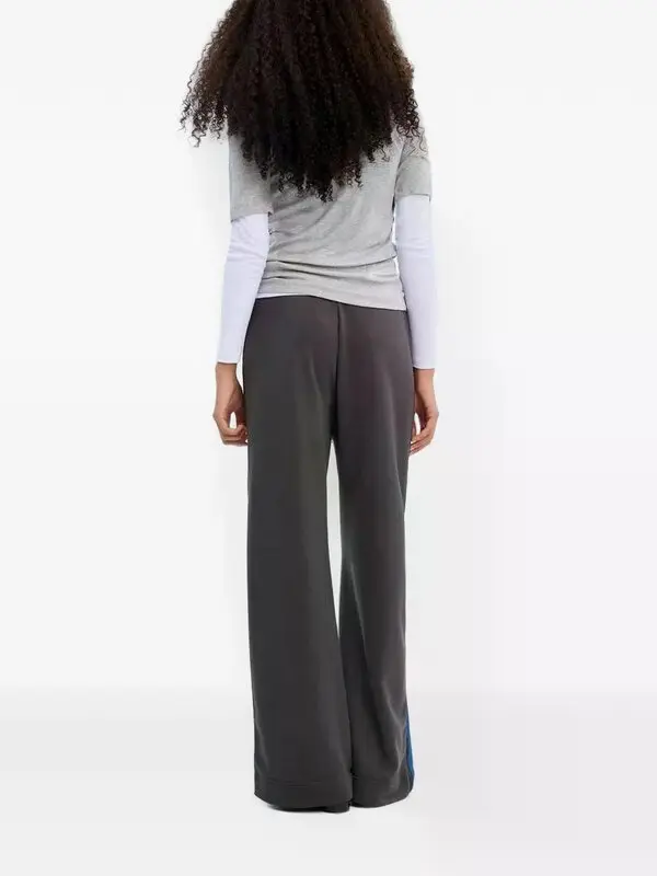 Munthe Vexation Logo-embroidered Side-stripe Track Pants
