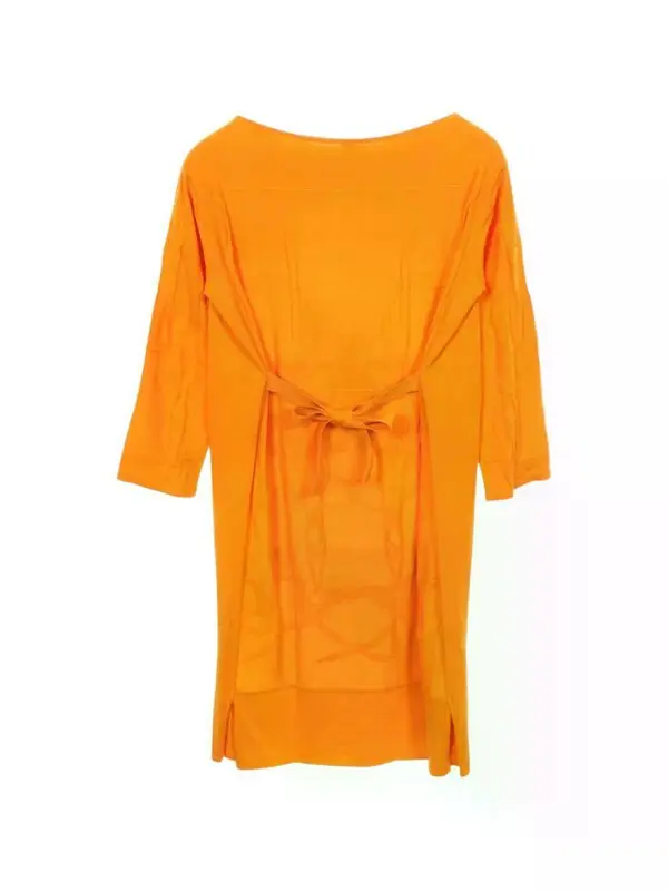 Hermès Printed Tie-fastening Dress
