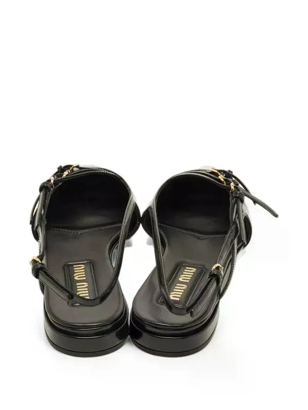 Miu Miu Buckle-detail Slingback Pumps