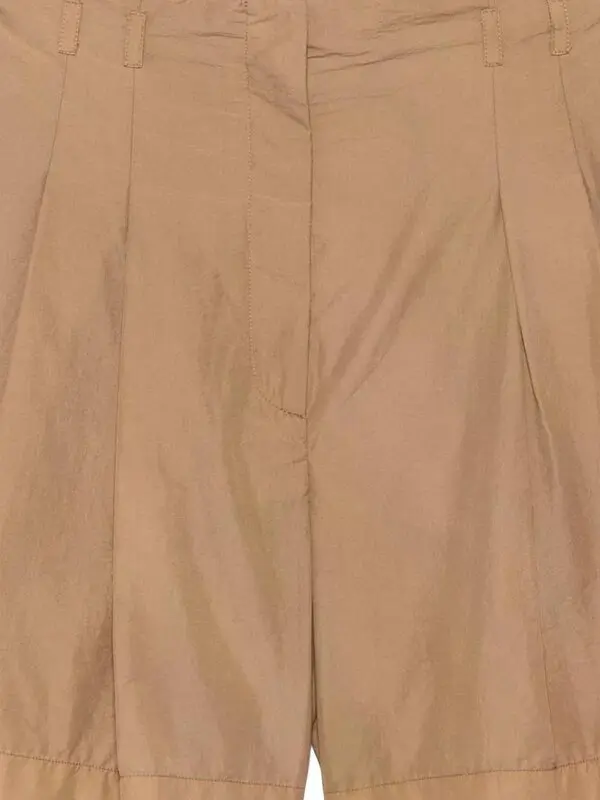 Philosophy Di Lorenzo Serafini Pleated High-waisted Shorts