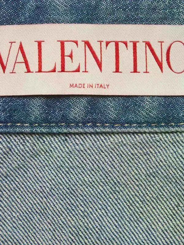Valentino Garavani Jacquard-trim A-line Mini Skirt