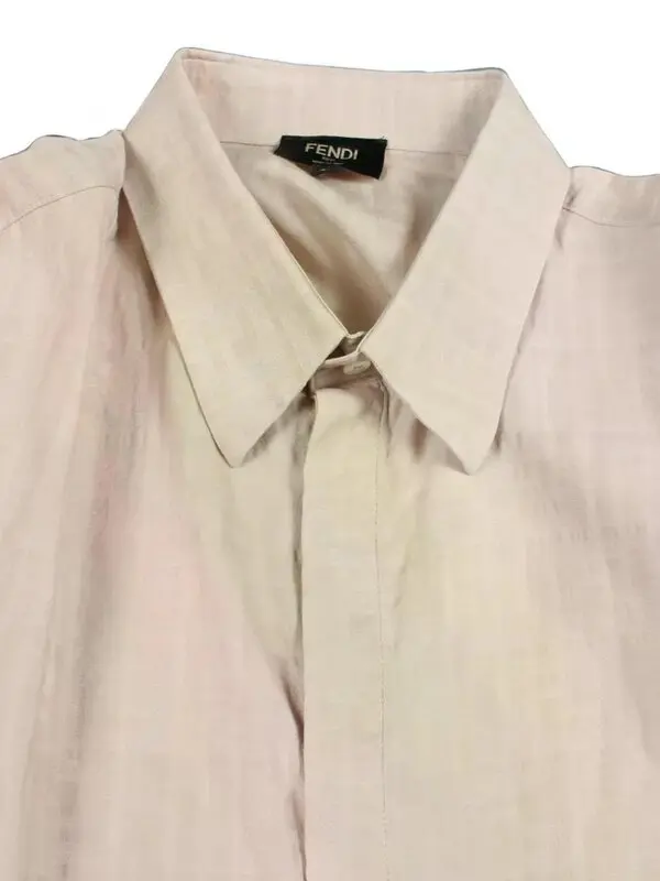 Fendi 2000s Zucca Patterned Shirt