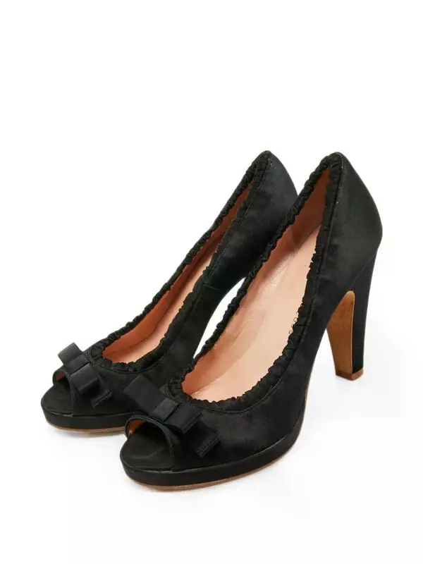 Marc Jacobs Bow Peep-toe Pumps