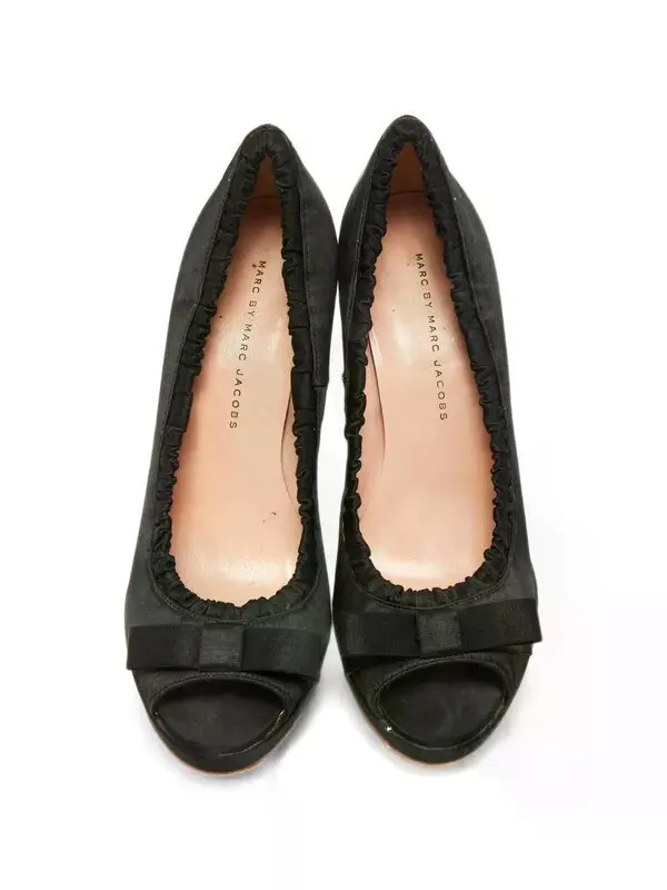 Marc Jacobs Bow Peep-toe Pumps