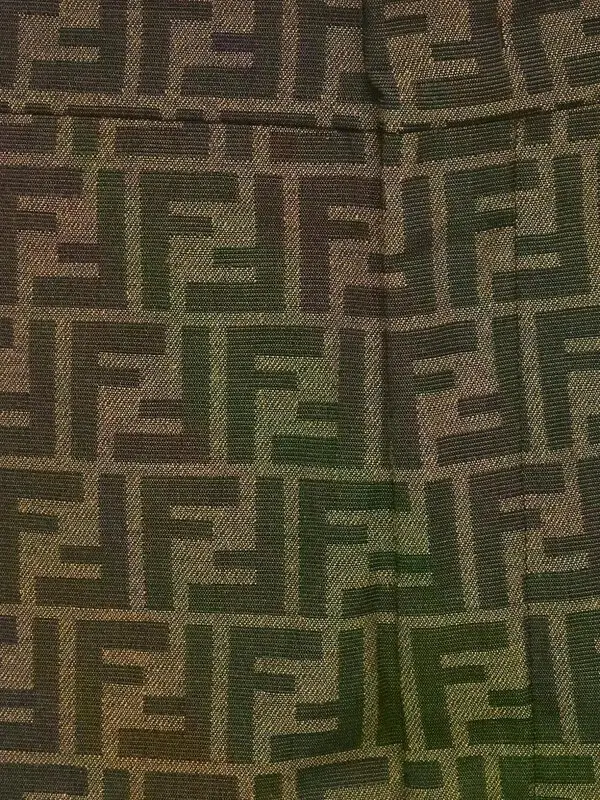 Fendi Ff Monogram Jacquard Shorts