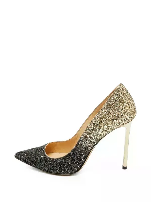 JIMMY CHOO Romy Glitter Pumps - Black