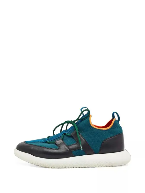 Hermès Duel Leather Panelled Sneakers