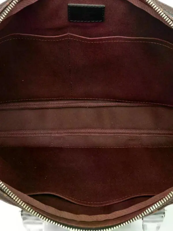 LOUIS VUITTON Monogram Macassar Porte Documents Jour Business Bag