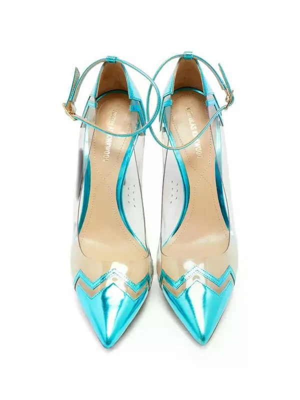 NICHOLAS KIRKWOOD Chevron-pattern Pumps