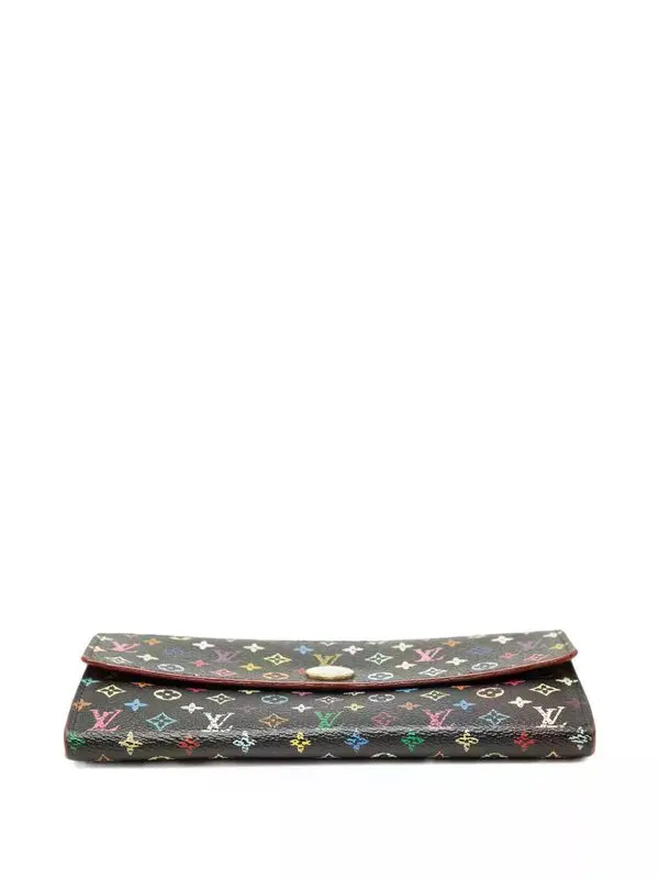 LOUIS VUITTON 2010 Monogram Multicolore Sarah Wallet Long Wallets
