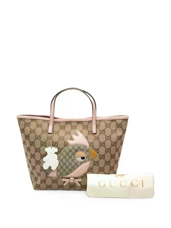 Gucci 2000-2015 Gg Canvas Zoo Handbag