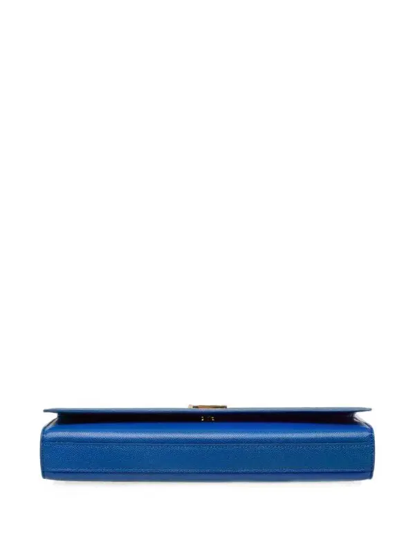 Saint Laurent 2014 Grain De Poudre Monogram Cassandre Clutch Bag