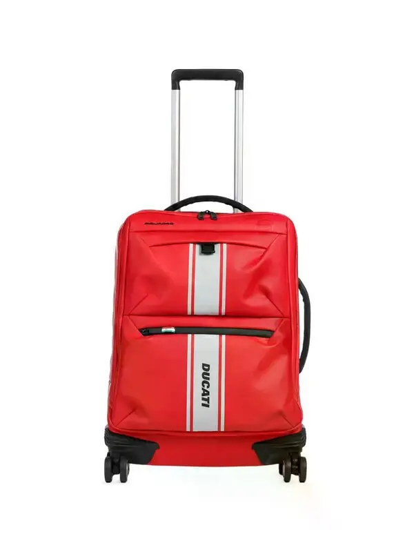 PIQUADRO X Ducati Logo-print Suitcase - Red