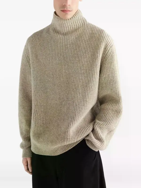 LEMAIRE High-neck Sweater In Yak Alpaca