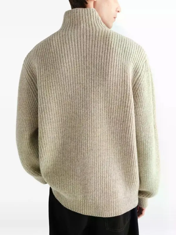LEMAIRE High-neck Sweater In Yak Alpaca