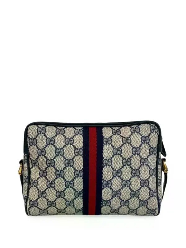 Gucci 2000-2015 Gg Supreme Interlocking G Web Crossbody Bag