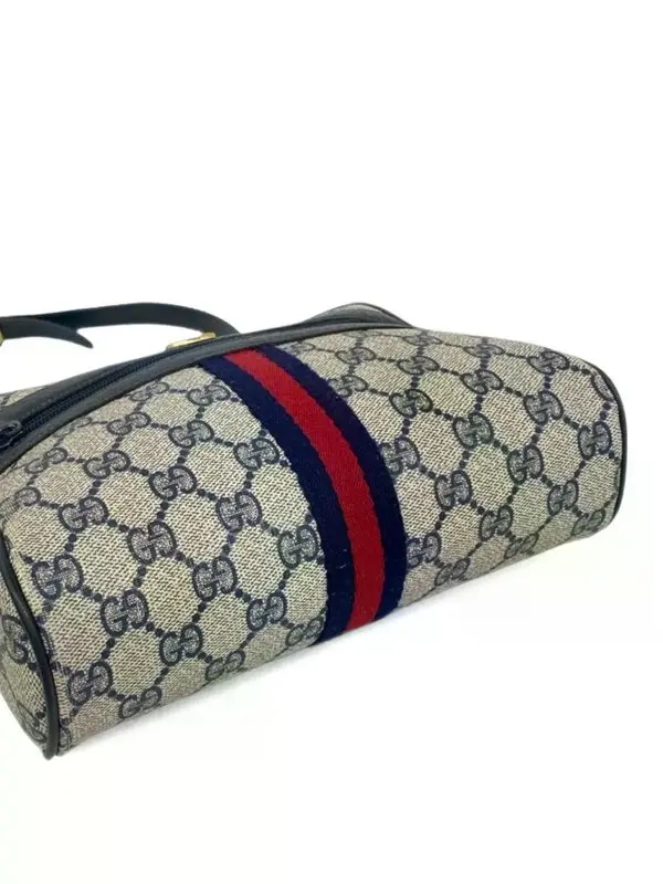 Gucci 2000-2015 Gg Supreme Interlocking G Web Crossbody Bag