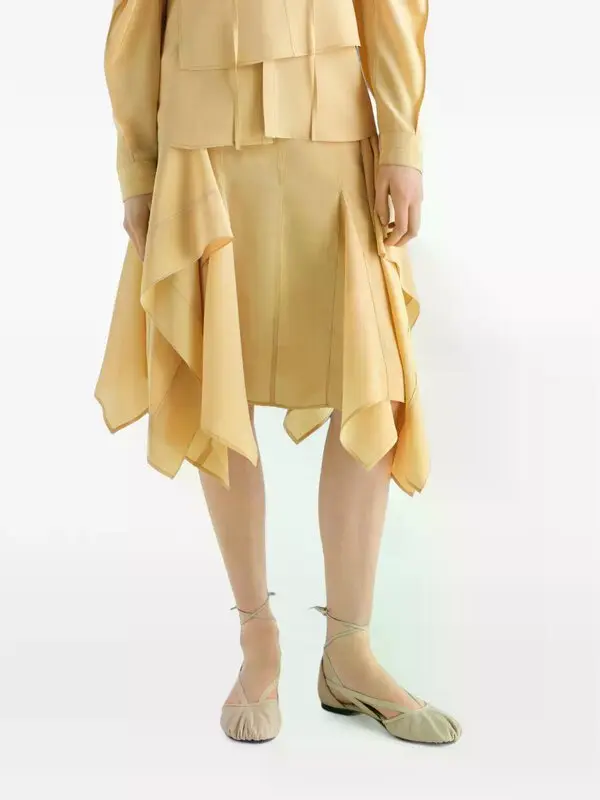 LEMAIRE Flat Ballerinas In Goat Leather - Neutrals