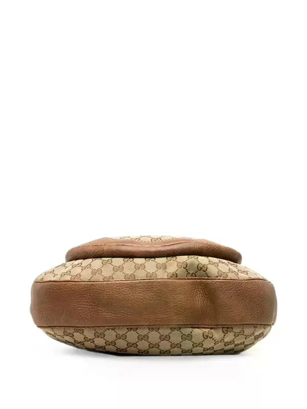 Gucci 2000-2015 Large Gg Canvas New Pelham Satchel