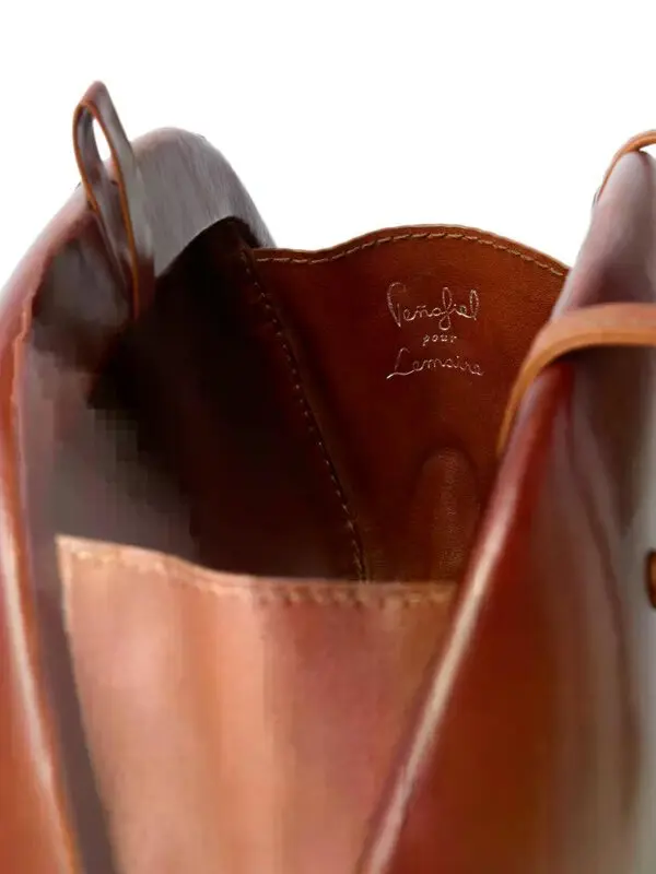 LEMAIRE Fesses Clutch In Patinated Calfskin
