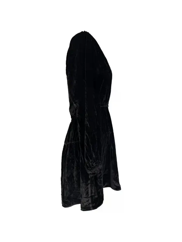 Ulla Johnson Audrey Velvet Tiered Mini Dress