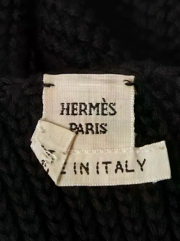 Hermès Textured Knit Top With Low Back