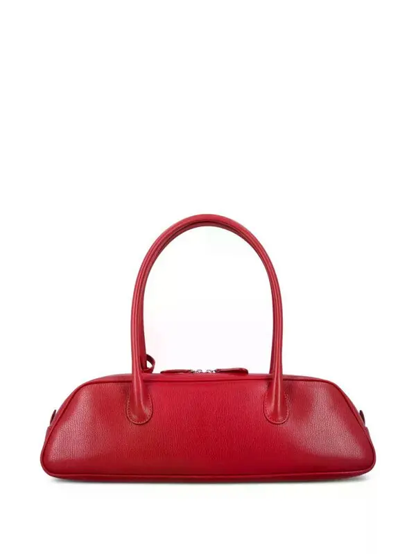 Magda Butrym Brigitte Trapeze Leather Tote Bag With Rose Detail