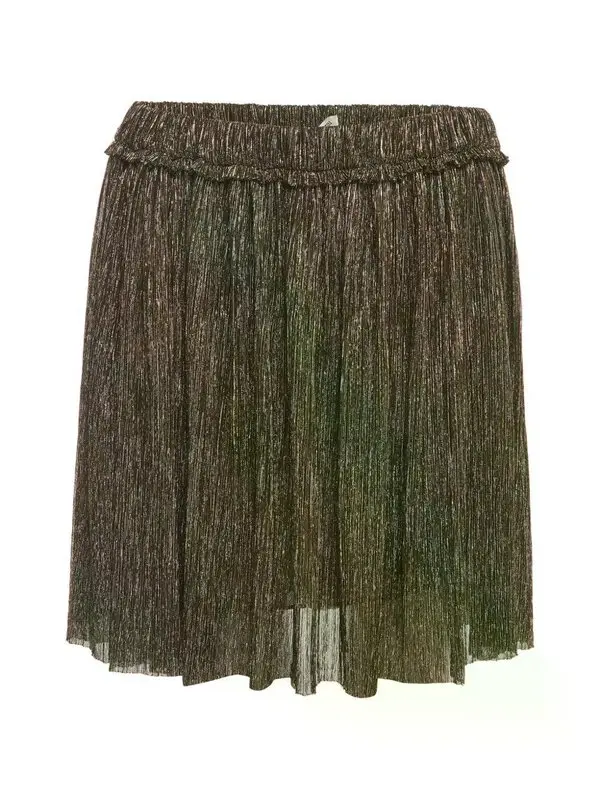 MARANT ETOILE Benedicte Lamé Mini Skirt - Gold