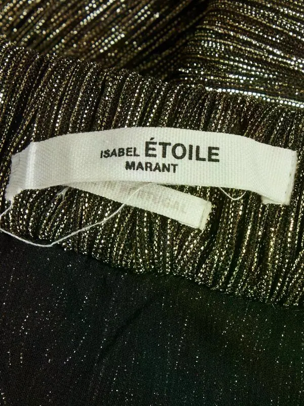 MARANT ETOILE Benedicte Lamé Mini Skirt