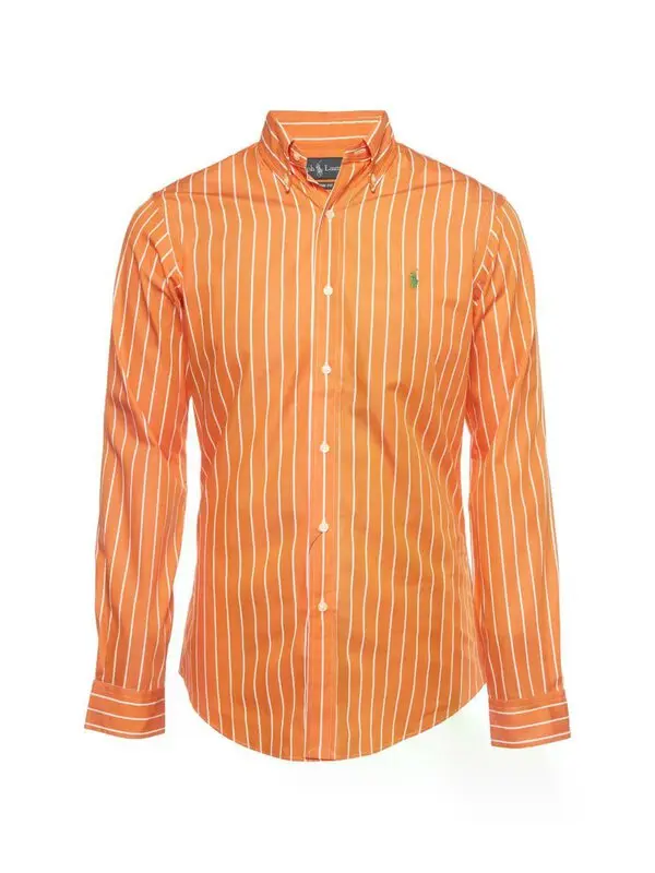 Ralph Lauren Custom-fit Striped Long-sleeved Shirt