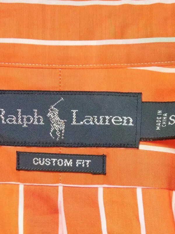 Ralph Lauren Custom-fit Striped Long-sleeved Shirt