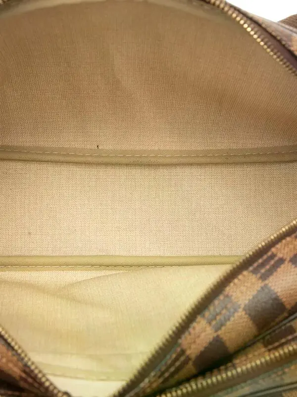 LOUIS VUITTON 2004 Damier Ebene Reporter Pm Crossbody Bag