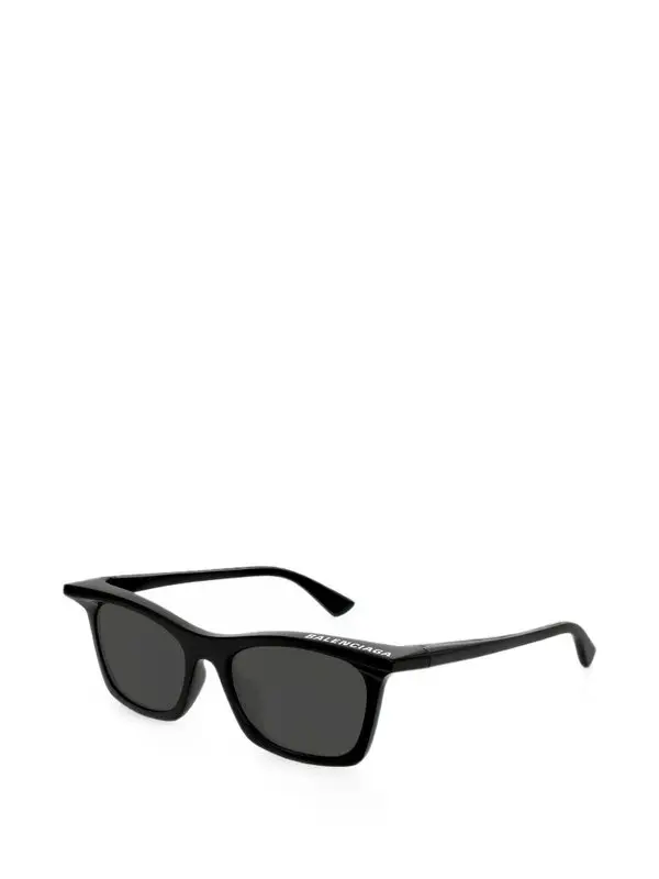 Balenciaga Logo-detail Rectangle-frame Sunglasses