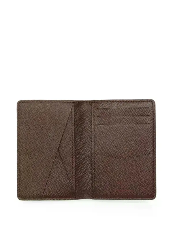 LOUIS VUITTON 2000-2026 Damier Ebene Pocket Organizer Card Holder