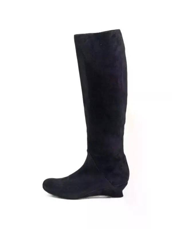 Bottega Veneta Suede Knee-length Boots - Blue