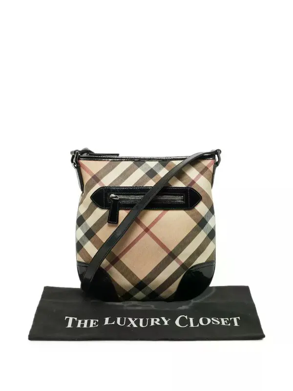 Burberry Dryden Supernova Check Shoulder Bag