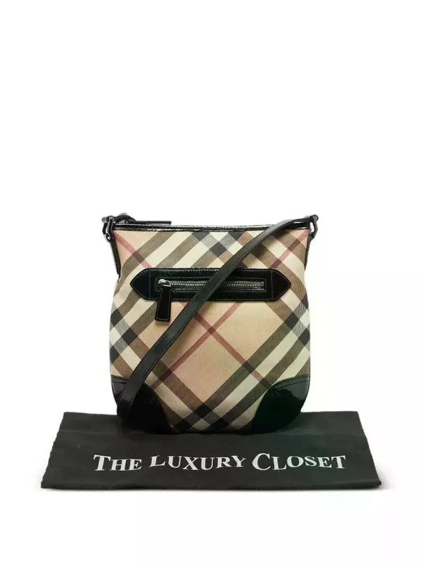Burberry Dryden Supernova Check Shoulder Bag