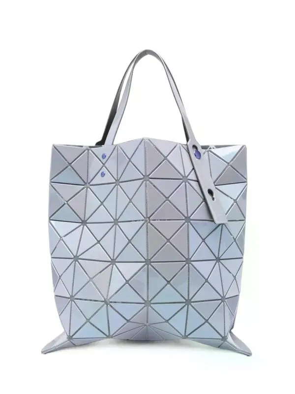 Issey Miyake Lucent Geometric-panel Tote Bag - Grey