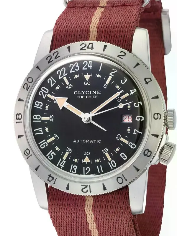 GLYCINE Airman The Chief 40mm Watch With Dial And Automatic Movement - Black