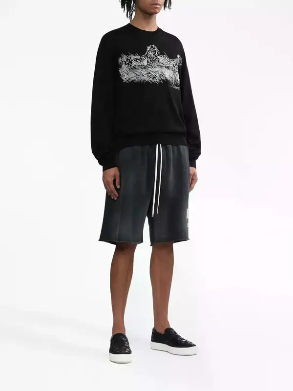 Amiri Vintage Collegiate Cotton Track Shorts