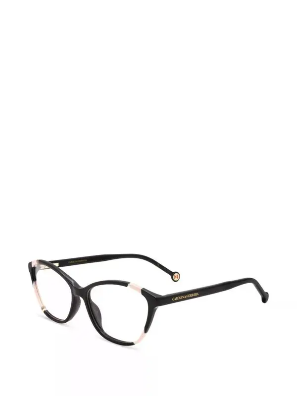 Carolina Herrera Cat Eye Eyeglasses - Black